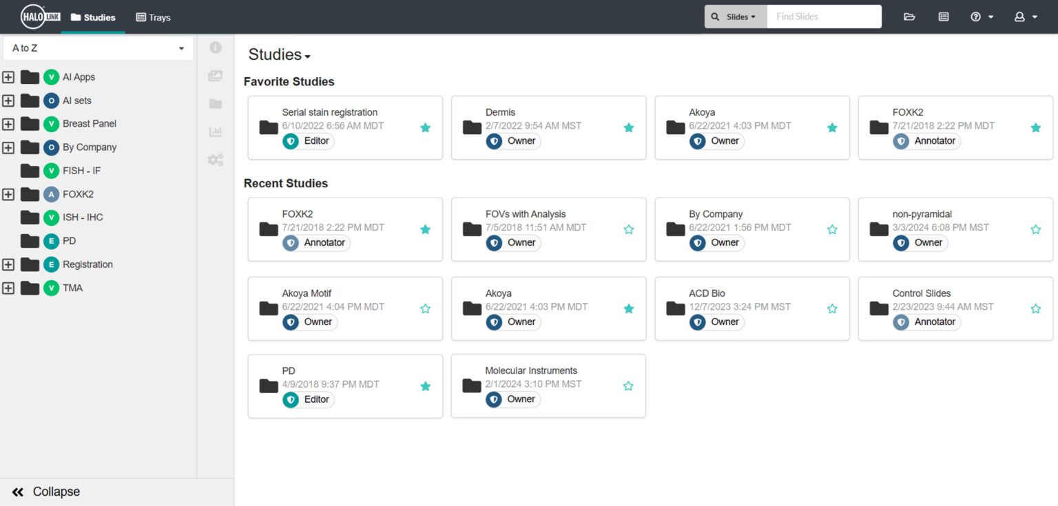 HALO Link | Collaborative Image Management for Pathology - Indica Labs